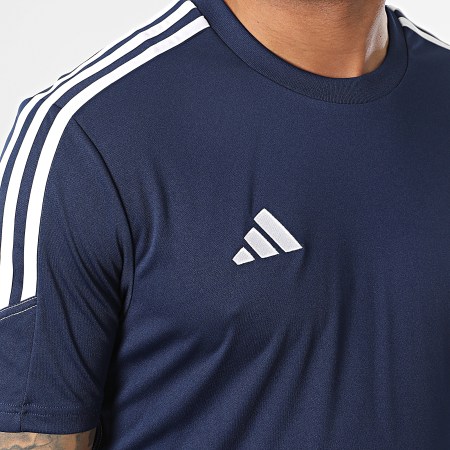 Adidas Performance - Tiro 23 Camiseta a rayas HZ0175 Azul marino - Ryses
