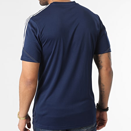 Adidas Performance - Tiro 23 Camiseta a rayas HZ0175 Azul marino - Ryses