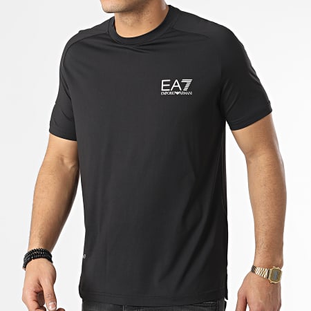 EA7 Emporio Armani - Tee Shirt 8NPT22-PJEMZ Noir - LaBoutiqueOfficielle.com