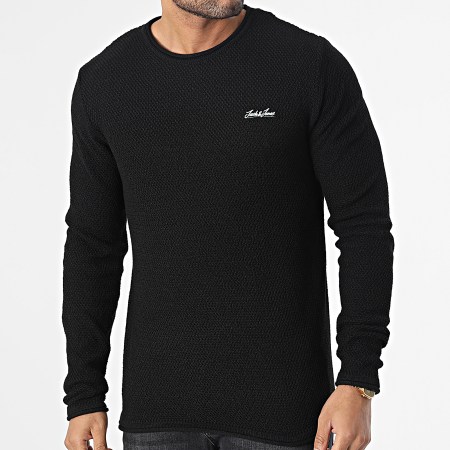 Jack And Jones - Pull Paul Noir - LaBoutiqueOfficielle.com