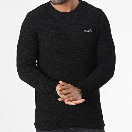 Jack And Jones - Pull Paul Noir - LaBoutiqueOfficielle.com
