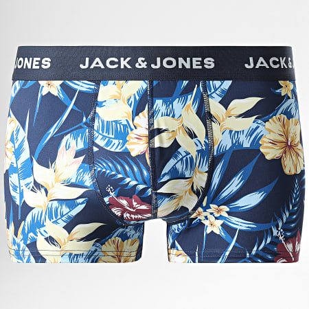 Jack And Jones - Lot De 3 Boxers Fiesta Bleu Marine ...
