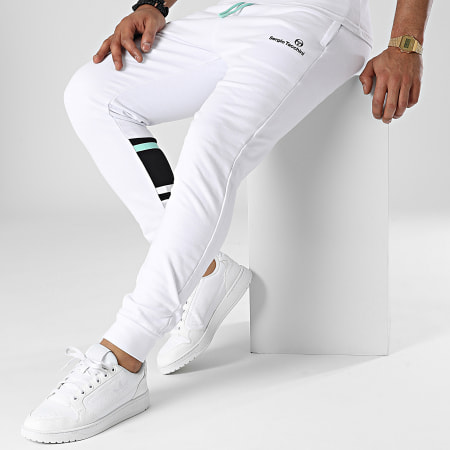 Sergio Tacchini - Pantalon Jogging Hope 40135 Blanc ...