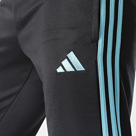 Adidas Sportswear - Pantalon Jogging IC1586 Noir Bleu Clair ...