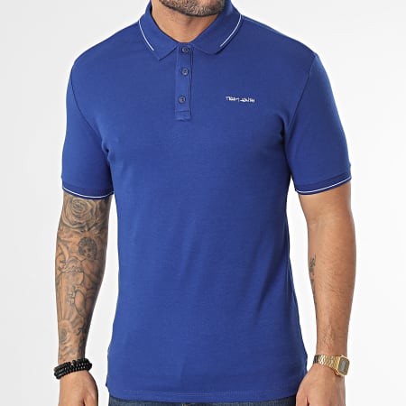 Teddy Smith - Polo Manches Courtes Joey Bleu Roi - LaBoutiqueOfficielle.com