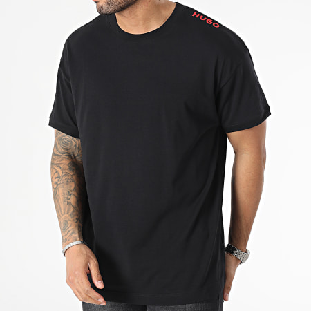 HUGO - Tee Shirt Labelled 50478931 Noir - LaBoutiqueOfficielle.com