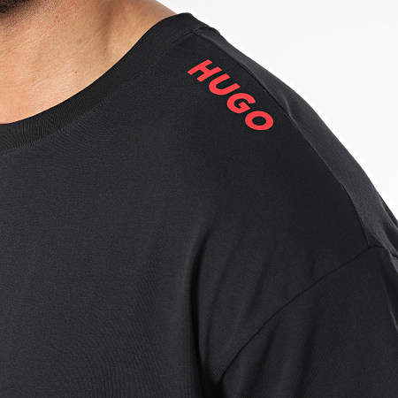 HUGO - Tee Shirt Labelled 50478931 Noir - LaBoutiqueOfficielle.com