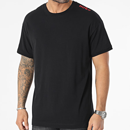 HUGO - Tee Shirt Labelled 50478931 Noir - LaBoutiqueOfficielle.com