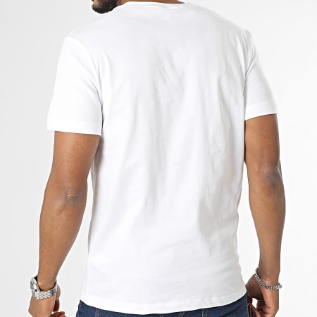 Calvin Klein - Tee Shirt Crew Neck Logo 0836 Blanc ...