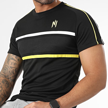 NI by Ninho - Tee Shirt Diamond TS-017 Noir - LaBoutiqueOfficielle.com