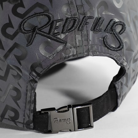 Redfills - Casquette Full Pattern Iridescent Noir ...