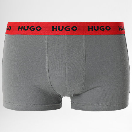 HUGO - Lot De 3 Boxers 50480170 Noir Gris - LaBoutiqueOfficielle.com