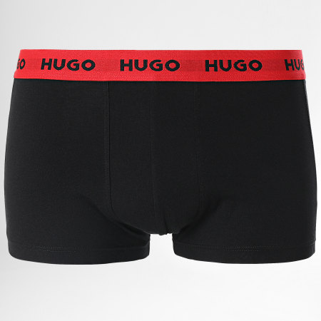HUGO - Lot De 3 Boxers 50480170 Noir Gris - LaBoutiqueOfficielle.com