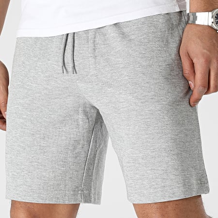 Jack And Jones - Short Jogging New Basic Gris Chiné - LaBoutiqueOfficielle.com