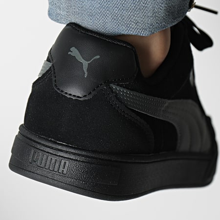 Puma - Baskets Caven Suede 391939 Puma Black Shadow Gray ...