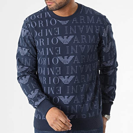 Emporio Armani - Sweat Crewneck 111785-3R566 Bleu Marine ...