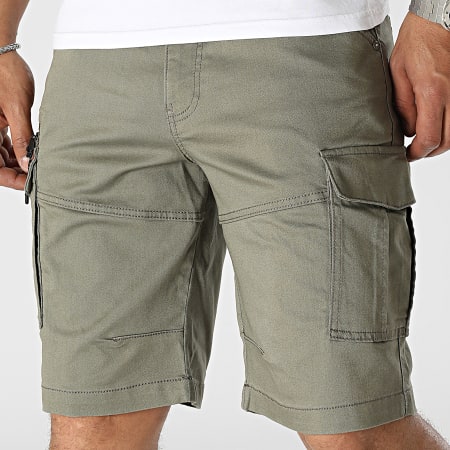 Jack And Jones - Short Cargo Dex Vert Kaki - LaBoutiqueOfficielle.com