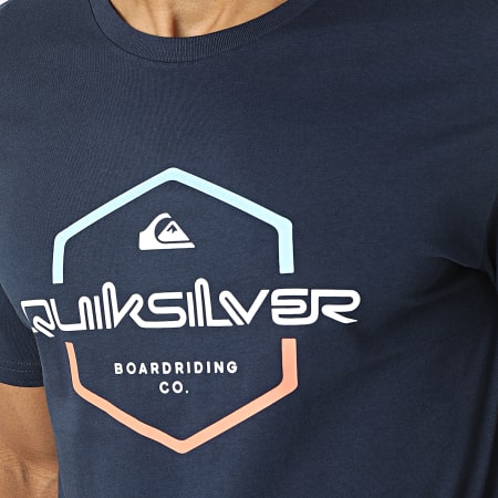 Quiksilver - Tee Shirt EQYZT07275 Bleu Marine - LaBoutiqueOfficielle.com