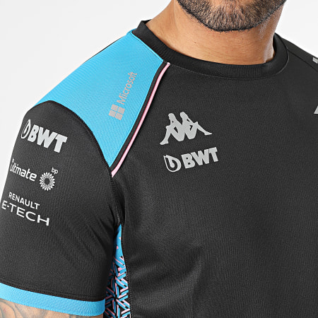 Kappa - Tee Shirt Abolim Alpine F1 Noir - LaBoutiqueOfficielle.com