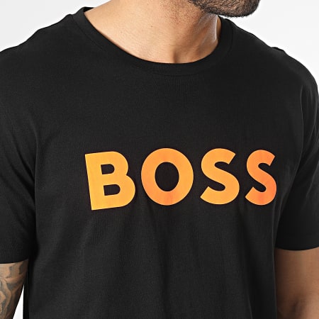 BOSS - Tee Shirt Thinking 1 50481923 Noir - LaBoutiqueOfficielle.com