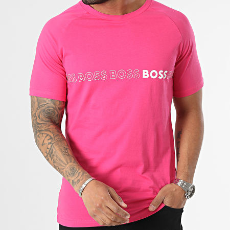 BOSS - Tee Shirt 50491696 Rose Fushia - LaBoutiqueOfficielle.com