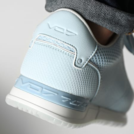 VO7 - Baskets Milan Knit Blue - LaBoutiqueOfficielle.com