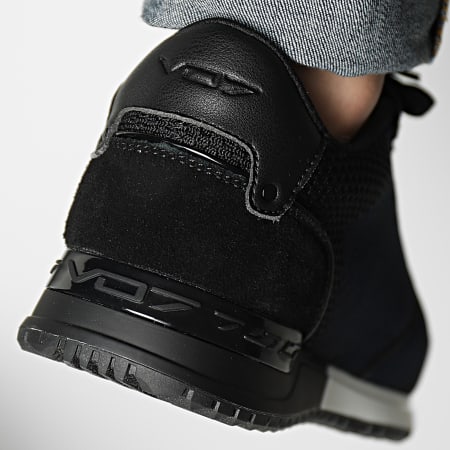 VO7 - Baskets Milan Knit Black Navy - LaBoutiqueOfficielle.com