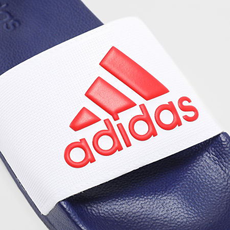 Adidas Sportswear - Claquettes Adilette Shower HQ6885 Bleu Marine Blanc ...