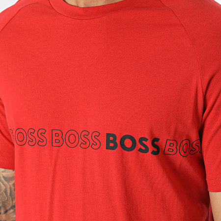 BOSS - Tee Shirt Slim RN 50491696 Rouge - LaBoutiqueOfficielle.com