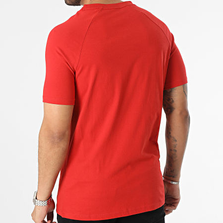 BOSS - Tee Shirt Slim RN 50491696 Rouge - LaBoutiqueOfficielle.com