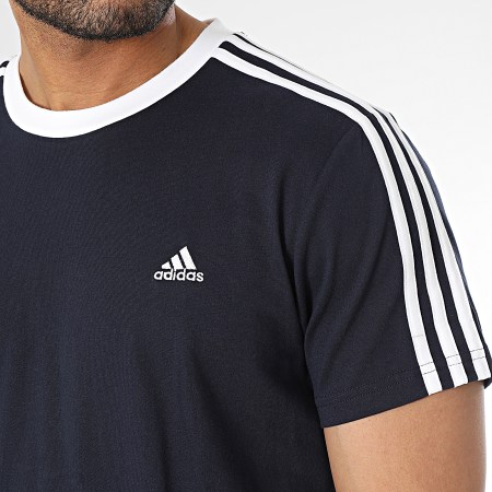 Adidas Sportswear - Tee Shirt A Bandes HC0105 Bleu Marine ...