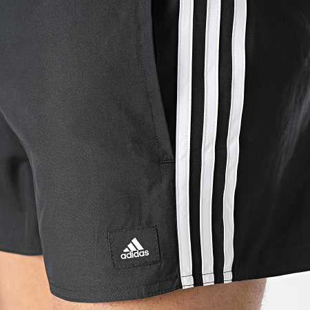 Adidas Sportswear - Short De Bain A Bandes 3 Stripes CLX HT4367 Noir ...