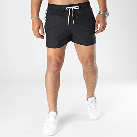 Adidas Sportswear - Short De Bain A Bandes 3 Stripes CLX HT4367 Noir ...