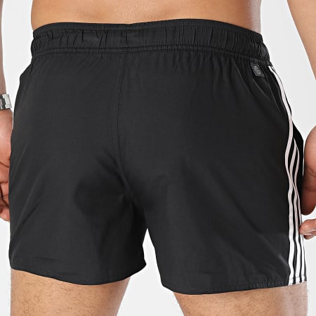 Adidas Sportswear - Short De Bain A Bandes 3 Stripes CLX HT4367 Noir ...