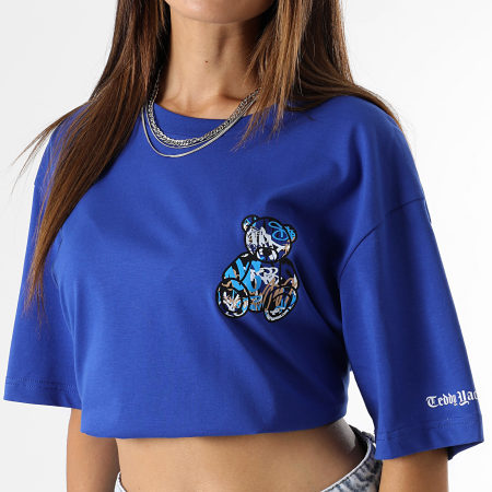 Teddy Yacht Club - Tee Shirt Oversize Large Femme Art Series Blue Front ...
