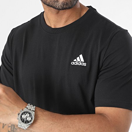Adidas Sportswear - Tee Shirt SL SJ IC9282 Noir - LaBoutiqueOfficielle.com