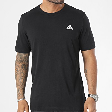 Adidas Sportswear - Tee Shirt SL SJ IC9282 Noir - LaBoutiqueOfficielle.com