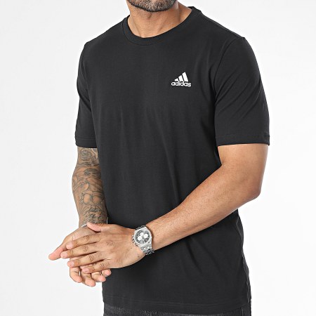 Adidas Sportswear - Tee Shirt SL SJ IC9282 Noir - LaBoutiqueOfficielle.com