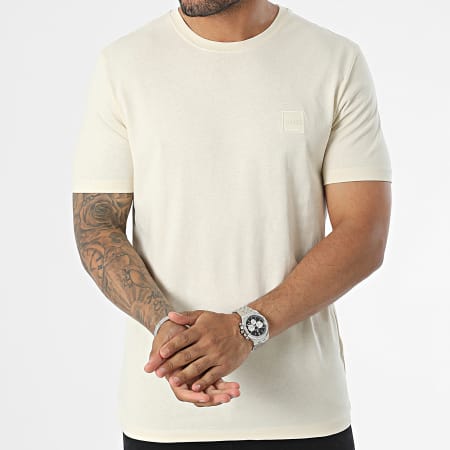 BOSS - Tee Shirt Tales 50472584 Beige - LaBoutiqueOfficielle.com