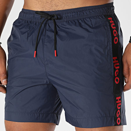 HUGO - Short De Bain FAB 50500973 Bleu Marine - LaBoutiqueOfficielle.com
