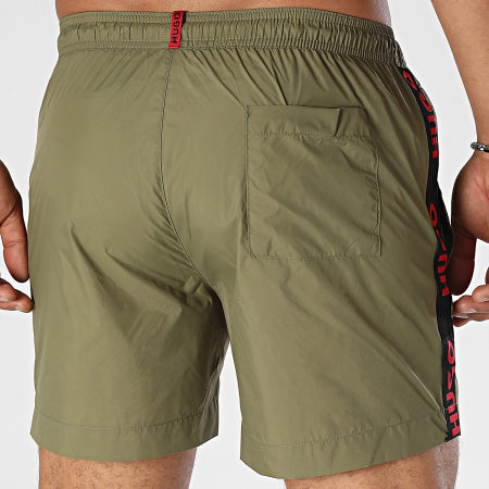HUGO - Short De Bain FAB 50500973 Vert Kaki - LaBoutiqueOfficielle.com