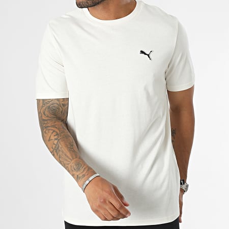 Puma - Tee Shirt Essential 675977 Beige Clair - LaBoutiqueOfficielle.com