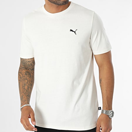 Puma - Tee Shirt Essential 675977 Beige Clair - LaBoutiqueOfficielle.com