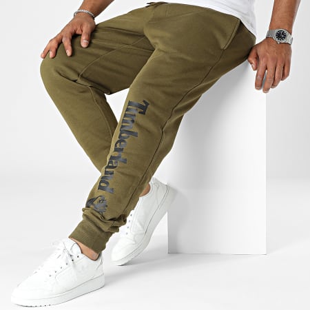 Timberland - Pantalon Jogging A2BVF Vert Kaki - LaBoutiqueOfficielle.com