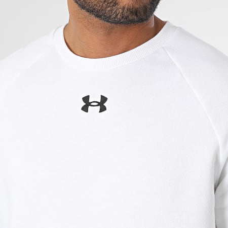 Under Armour - Sweat Crewneck Rival Fleece 1379755 Blanc ...