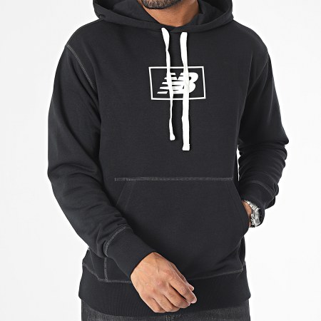 New Balance - Sweat Capuche MT33508 Noir - LaBoutiqueOfficielle.com