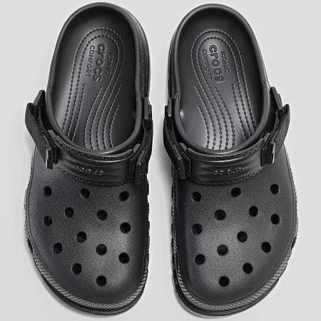 Crocs - Claquettes Duet Max II Clog 208776 Black - LaBoutiqueOfficielle.com