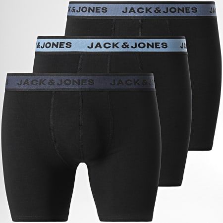 Jack And Jones - Lot De 3 Boxers Louis Noir - LaBoutiqueOfficielle.com