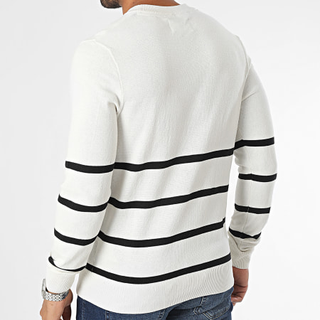 Jack And Jones - Pull Cotwill Blanc - LaBoutiqueOfficielle.com