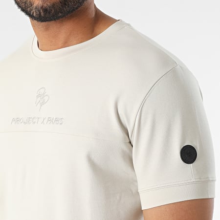 Project X Paris - Tee Shirt 2310067 Beige - LaBoutiqueOfficielle.com